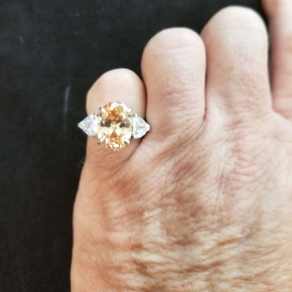 Charles Winston | Jewelry | Charles Winston Bella Luce Canarycz Ring ...